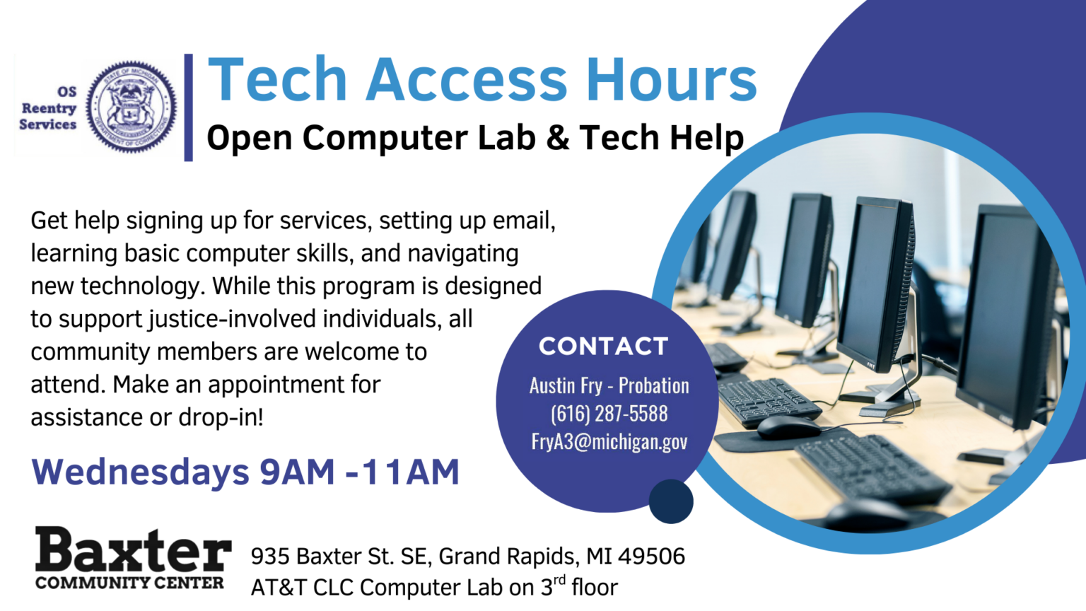 Tech Access Hours – Baxter Community Center